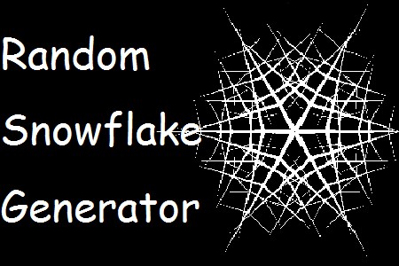 Random Snowflake Generator - Variados